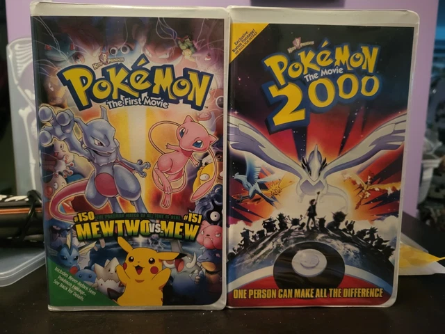 POKÉMON THE FIRST Movie VHS & Pokémon The Movie 2000 VHS $8.00 ...