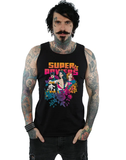 DC COMICS HOMME Super Powers Neon Floral Tank Top EUR 28,79 - PicClick FR