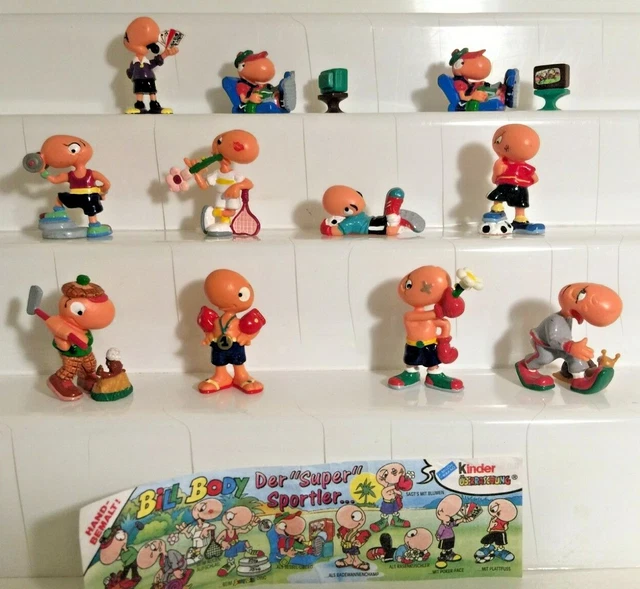 KINDER SURPRISE FERRERO HP Complete Bill Body Super Sportler 1996 Cake ...