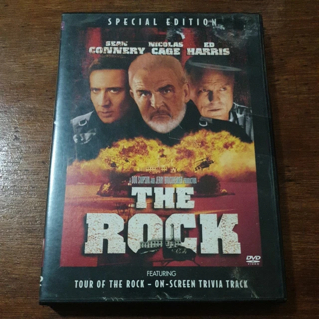 THE ROCK DVD Region 2 UK Sean Connery, Nicolas Cage FREE POST $9.95 ...
