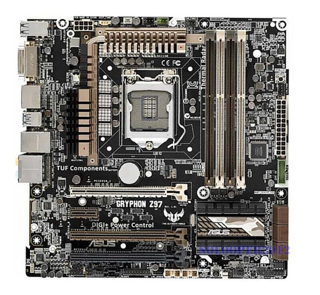ASUS GRYPHON Z97 Socket LGA 1150 Intel Z97 Motherboard DDR3 USB3.0 ...