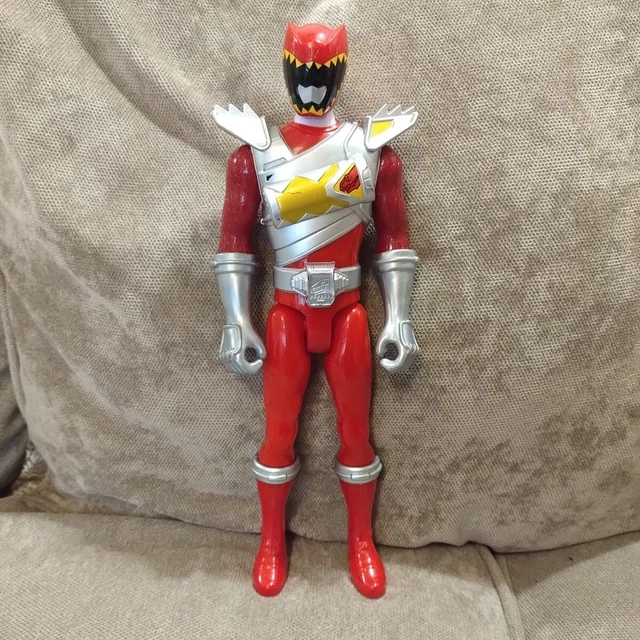 POWER RANGERS DINO Charge Red Ranger 12" Toy Action Figure Christmas ...