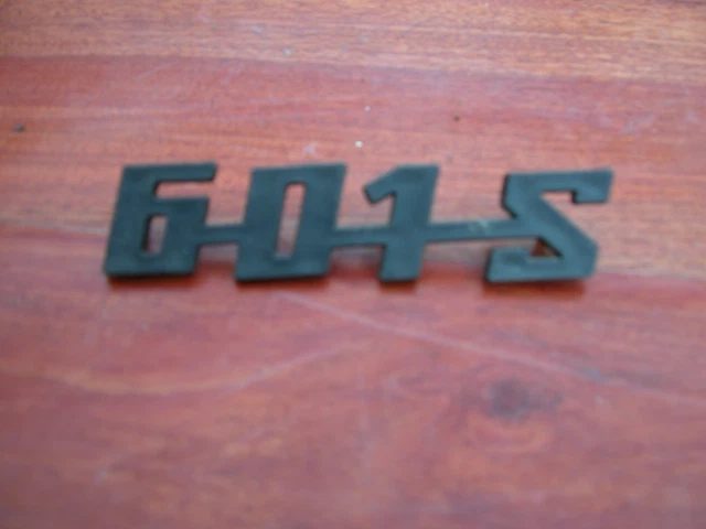 TRABANT TRABI SCHRIFTZUG Emblem Zeichen 601S original DDR EUR 2,99 ...