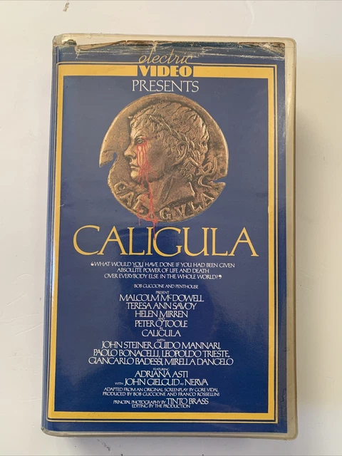 CALIGULA VHS VIDEO tape Big Box Ex Rental £10.00 - PicClick UK
