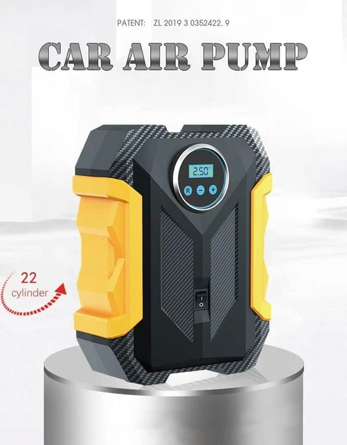CAR TYRE INFLATOR Compressor 150 PSI Car Tyre Pump 12V DC Electric Tyre Pump £19.49 - PicClick UK