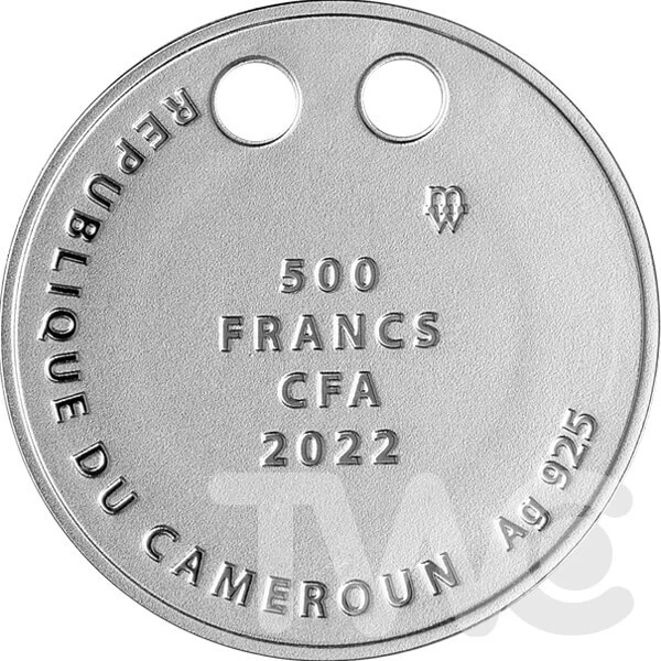 THE OCTOPUS PROOF Silver Coin 500 Francs CFA Cameroon 2022 £18.90 ...