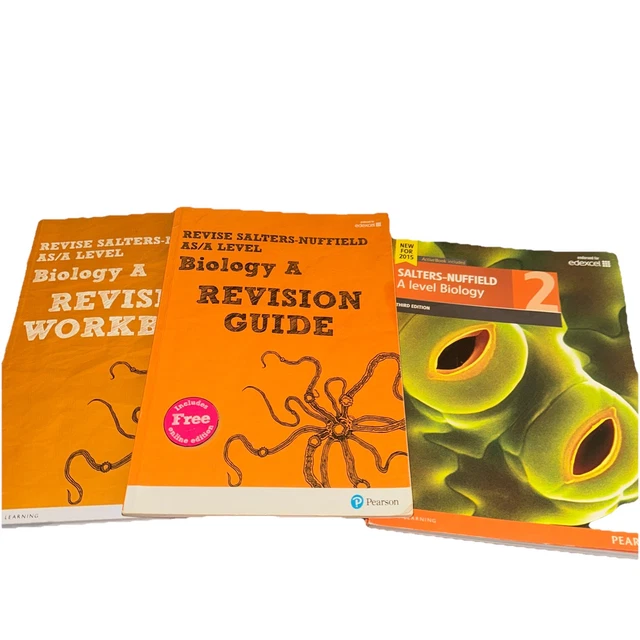 REVISE SALTERS NUFFIELD AS/A level Biology Revision Workbook Rev Guide ...