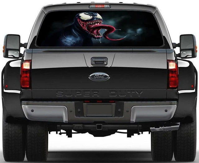 VENOM SPIDER MAN Villain Rear Window Decal Graphic Sticker Car Truck ...