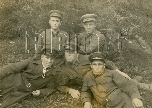 1930S SOVIET MILITARY Man Red Army RKKA Uniform Rest Russian Antique ...