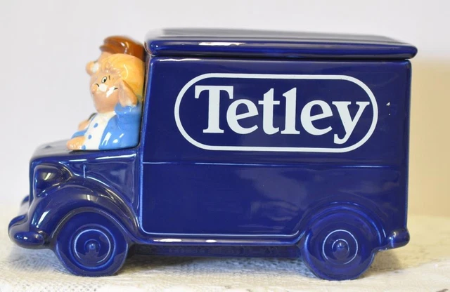 WADE TETLEY BISCUIT Barrel Tetley Tea Van with 'Gaffer & Archie £18.00 ...