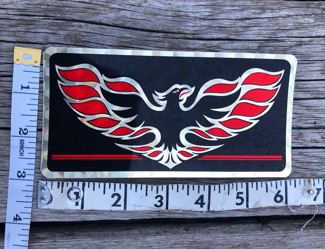 VINTAGE PRISMATIC DECAL TRANS AM Logo 1980s 6x3” Prism Sticker NOS £10. ...