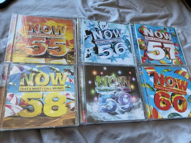 NOW THAT’S WHAT I Call MUSIC CDs 55 -60 =12 CDs £5.92 - PicClick UK