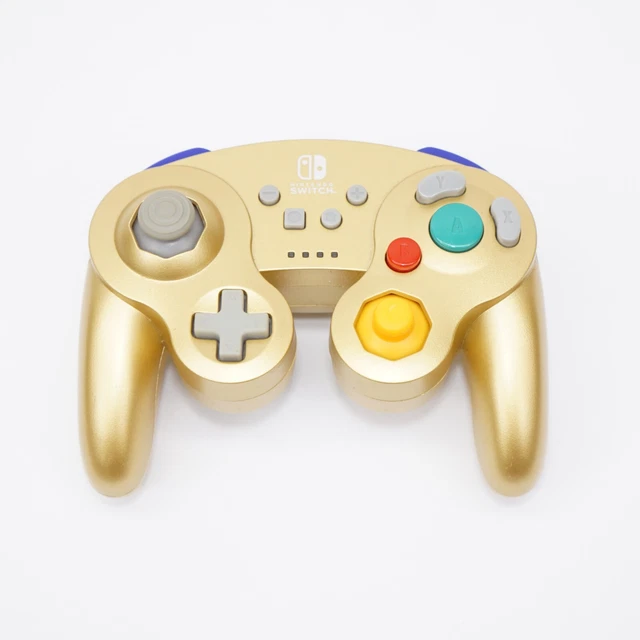 POWERA WIRELESS GAMECUBE Style Controller for Nintendo Switch - Gold ...