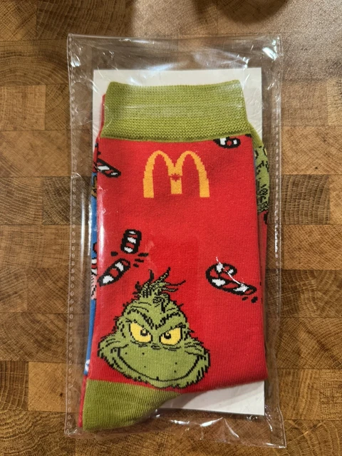 NEW 2024 MCDONALDS Grinch & Max Christmas Socks - Canada Exclusive ...