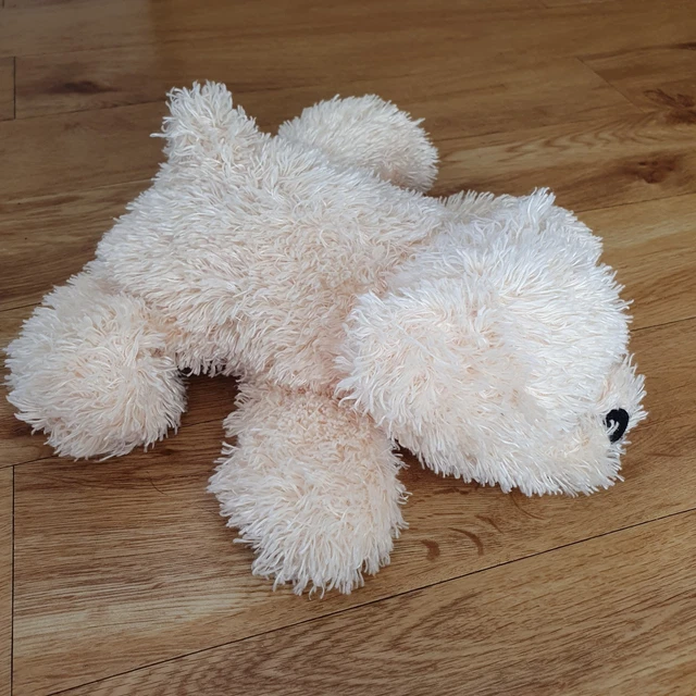 GROVE INTERNATIONAL POLAR Bear Flat Floppy Teddy Cream Soft Toy Plush ...