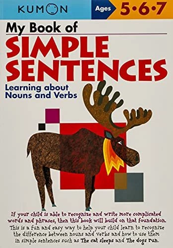 MY BOOK OF Simple Sentences: Learning About Nouns And Verbs (Kumon ...
