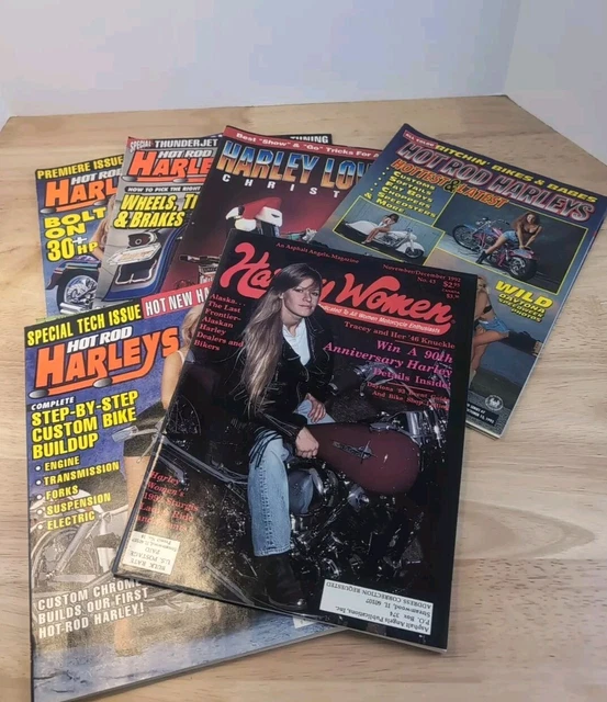 HARLEY DAVIDSON MOTORCYCLE Magazines, Hot Rod Harley , Harley Women ...