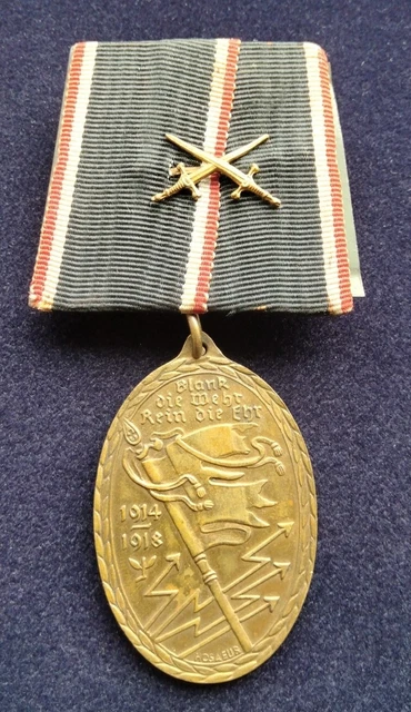 GERMAN KYFFHAUSERBUND WW1 War Commemorative service medal K18 £39.99 ...