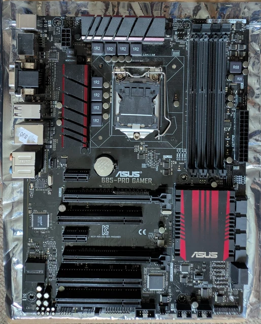 ASUS B85-PRO GAMER LGA1150 DDR3 Motherboard with I/O Shield £50.00 ...