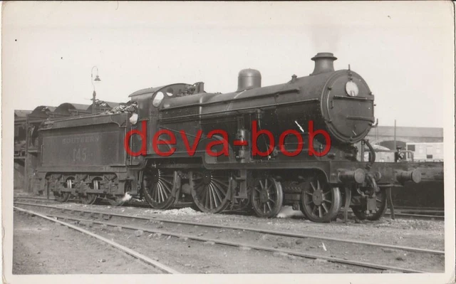 RAILWAY PHOTO SR Class D1 A145 Southern SECR 4-4-0 Loco SE&CR £3.75 ...