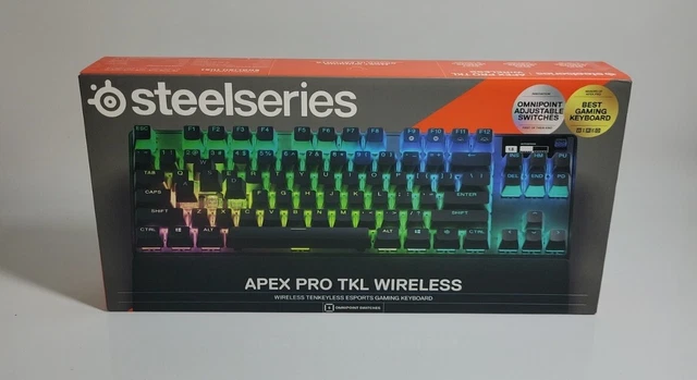 STEELSERIES - APEX Pro 2023 TKL Wireless Mechanical OmniPoint Keyboard £169.82 - PicClick UK