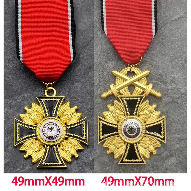 JAKESPECIAL – VINTAGE German Eagle Medal Badge with Colored Ribbon EUR ...