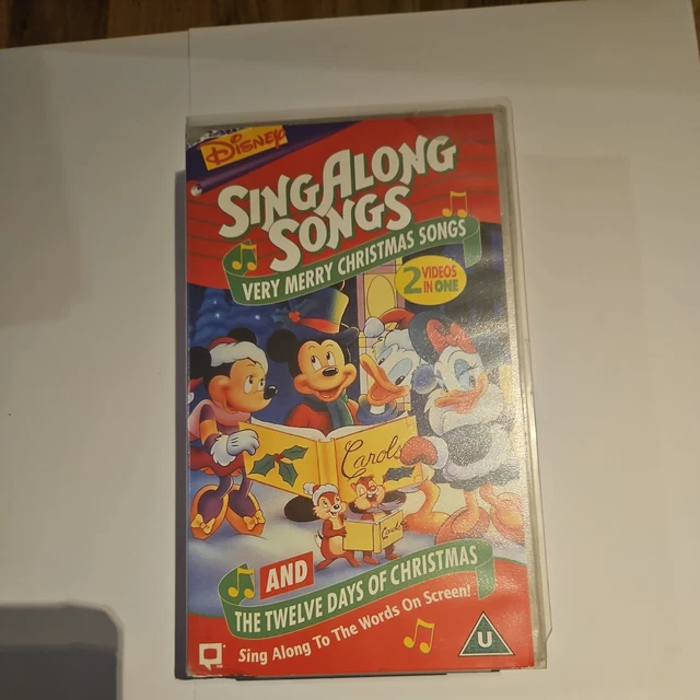 DISNEY SING ALONG Songs Very Merry Christmas + 12 Twelve Days Of ...