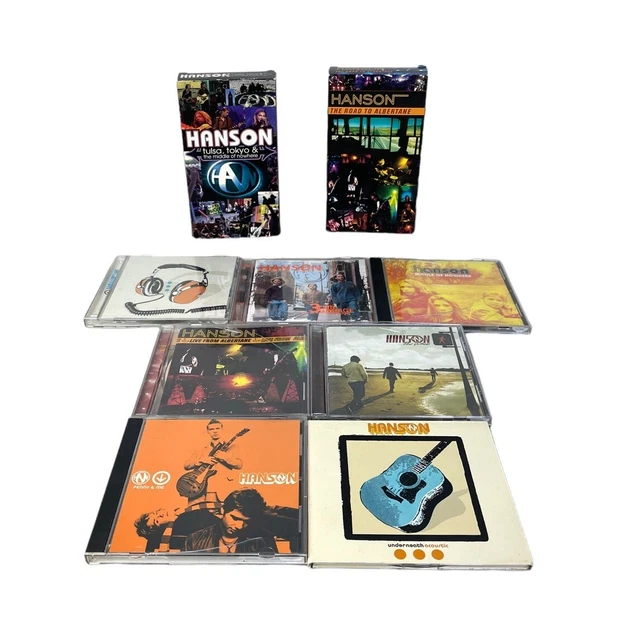 VINTAGE 1997-2007 HANSON Lot of 9 Mixed VHS & CD’s Rock Pop $27.85 ...
