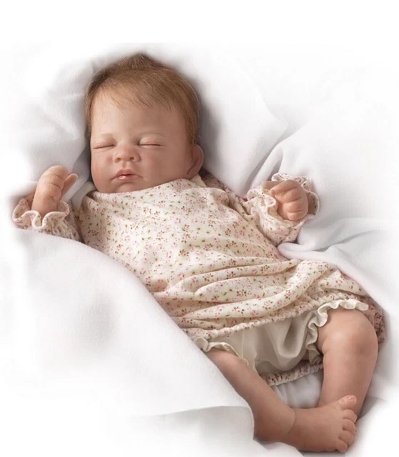 ASHTON DRAKE GALLERIES ‘Hush Little Baby’ Girl Doll, with breathing ...