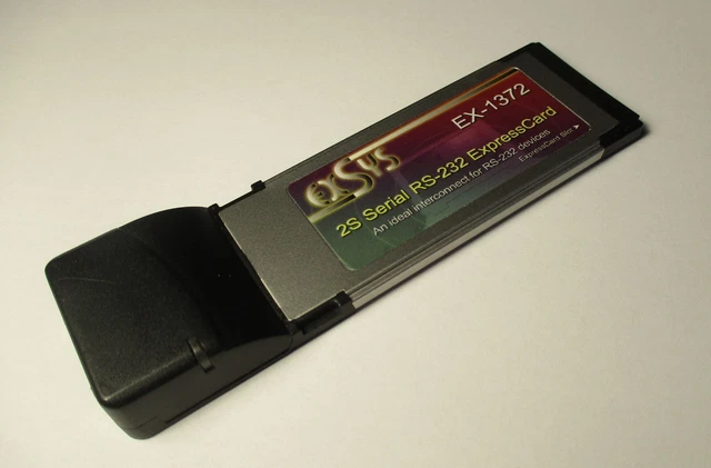 2S SERIAL RS-232 RS232 ExpressCard Express-Card 34mm EX-1370-1372 ...