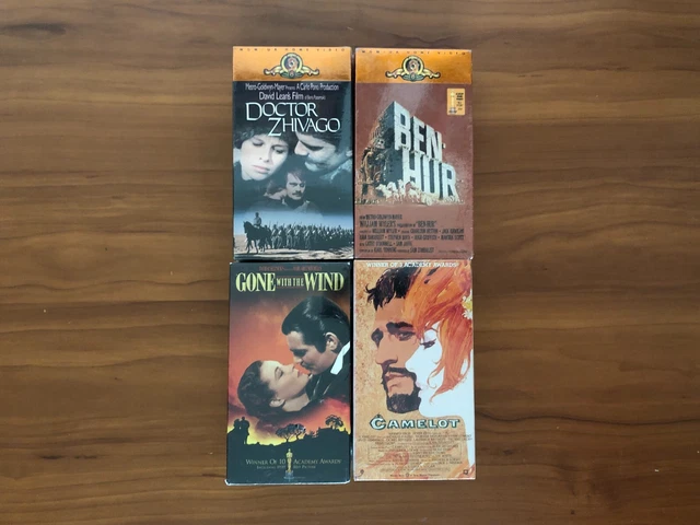 FOUR (4) NEW VHS TAPES MOVIES VINTAGE ROMANCE DRAMA FACTORY SEALED ...