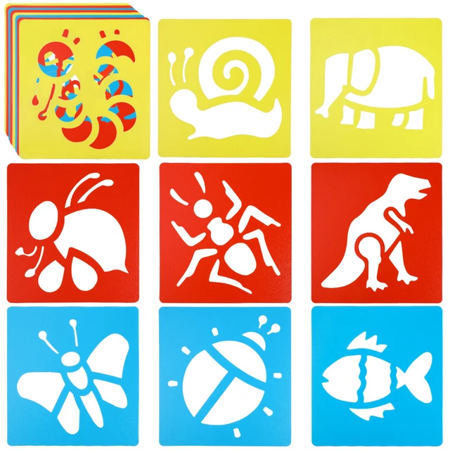 PAINTING TEMPLATE TODDLER Stencil Craft Reusable Stencils for Crafts £9 ...