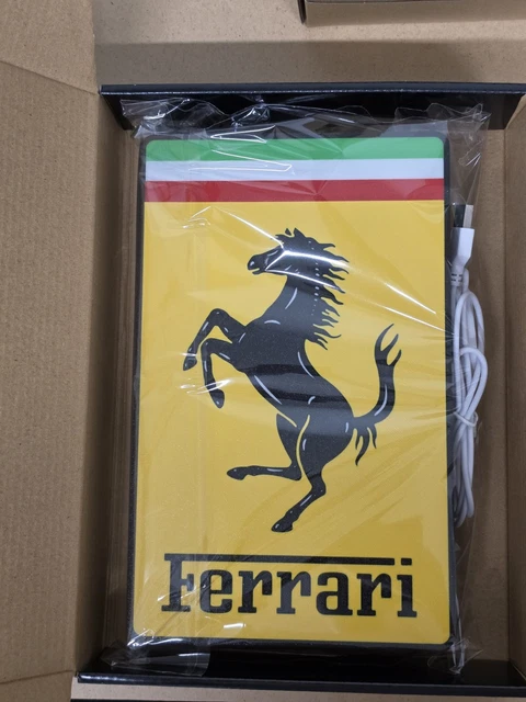 BESPOKE ORDER 1 x Sonic 1 x Ferrari LED Dimmable Light Boxes £38.98 ...
