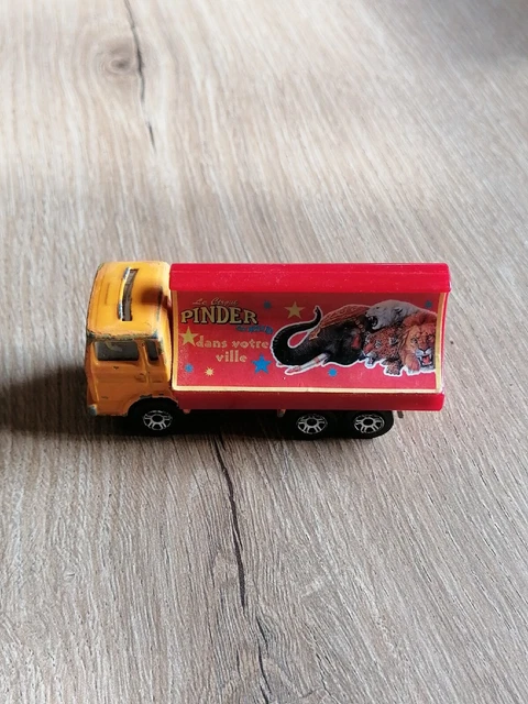 MAJORETTE - CIRQUE Pinder camions Publicitaire 1/100 EUR 6,00 - PicClick FR