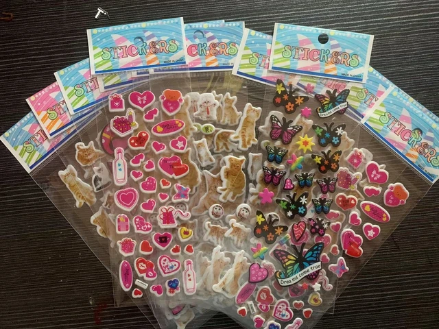 RANDOM 1 SHEET Stickers cute Rewards Kids Well Crafts Kids Gift funny ...