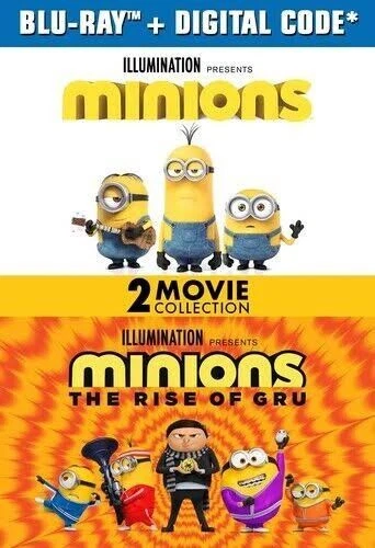 MINIONS 2-MOVIE COLLECTION - Blu-ray + Digital [Region Free] [Blu-ray ...