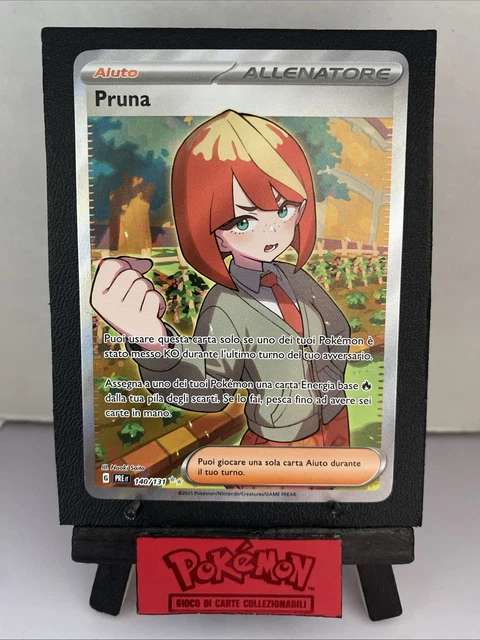 CARTA POKÉMON PRUNA 140/131 Evoluzioni Prismatiche Ultra Rare ITA NM ...