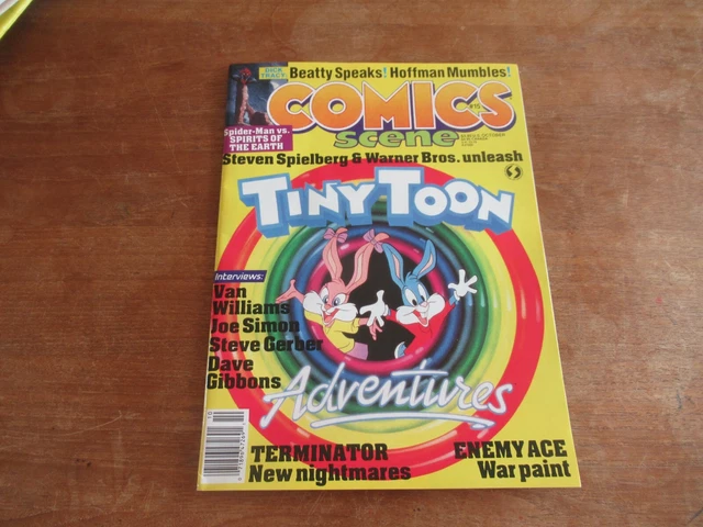 COMICS SCENE MAGAZINE #15 Tiny Toon Adventures Cover Spider-Man Spirits ...