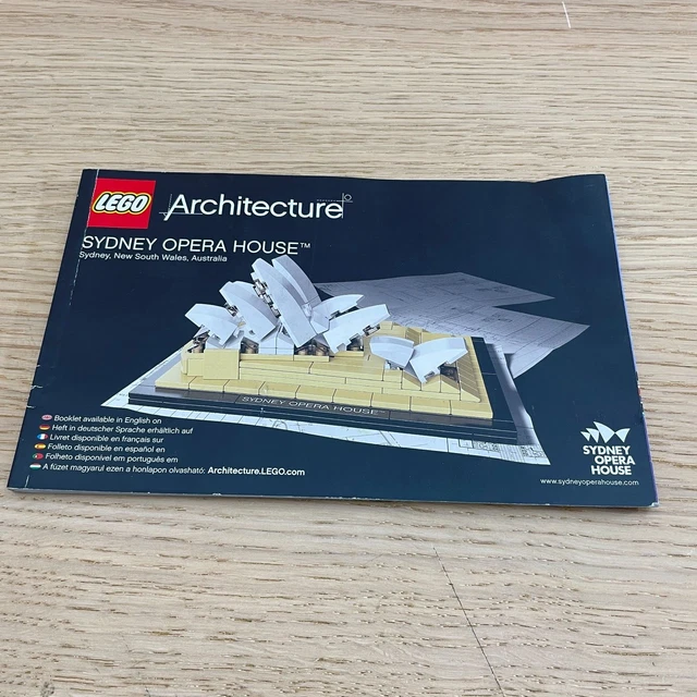 LEGO® - Architecture - Sydney Opera House - 21012 - INSTRUCTION BOOKLET ...