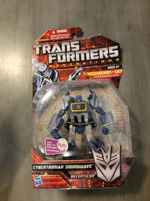 TRANSFORMERS GENERATIONS CYBERTRONIAN Soundwave WFC Decepticon Deluxe ...