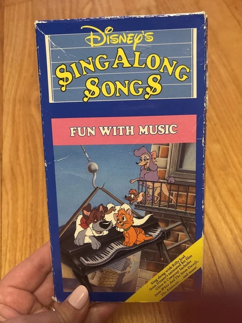 DISNEY'S SING ALONG Songs Fun With Music VHS Tape Billy Joel Vintage Tape £13.87 - PicClick UK