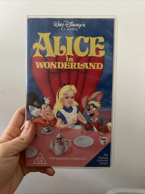 ALICE IN WONDERLAND - Walt Disney Classics VHS Video Tape VGC $14.95 - PicClick AU