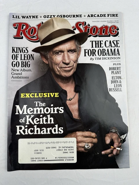 ROLLING STONE MAGAZINE October 28, 2010 Lil Wayne The Memoirs of Keith Richards £4.45 - PicClick UK
