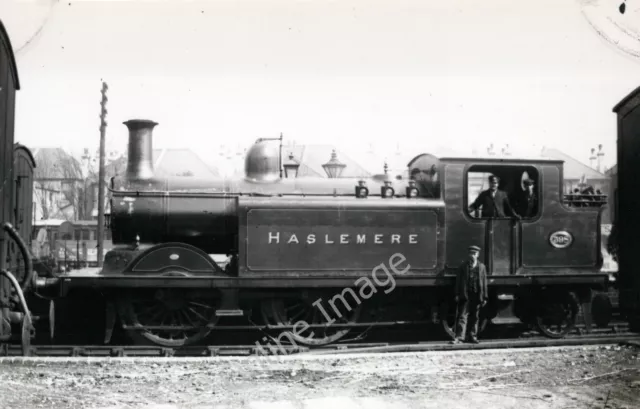 Railway Photo Darkroom Lbandscr Engine D3 0 4 4t Haslemere No 398 C1905