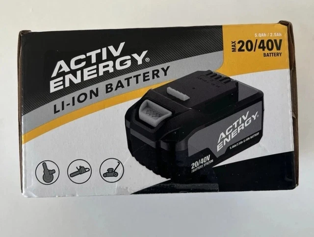 FERREX ACTIV Energy Li-Ion Battery 20V/40V 5.0Ah New 2025 Made In ...
