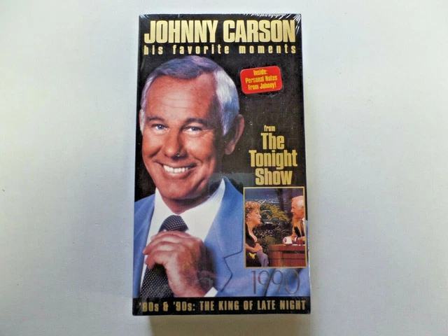 JOHNNY CARSON HIS Favorite Moments The Tonight Show VHS Sealed Grading ...