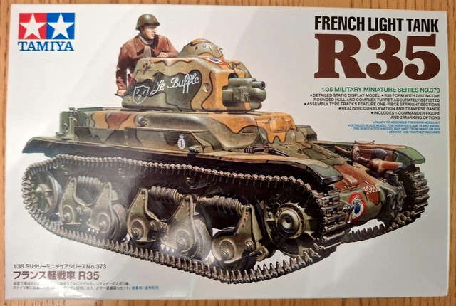 TAMIYA 1/35 FRENCH Light Tank R35 unmade kit 35373 EUR 26,93 - PicClick DE