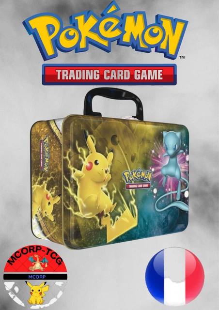 LÉGENDES BRILLANTES VALISETTE Pikachu et Mew Coffret métal Neuf Scellé ...