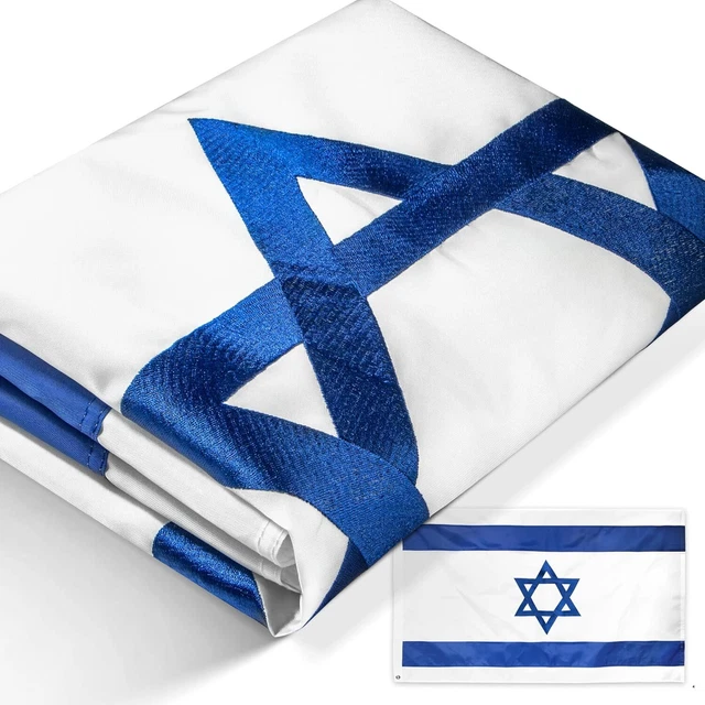 ANLEY EVERSTRONG SERIES Israel Flag 3x5 Foot Heavy Duty Nylon ...