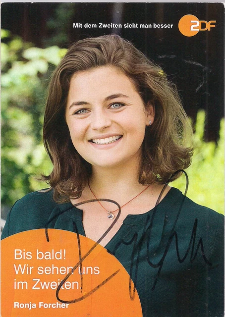 AUTGRAMM RONJA FORCHER Schauspielerin Österreich ZDF ...